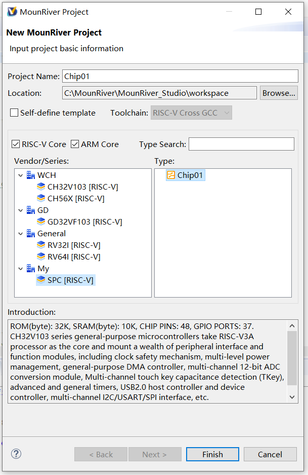 RISC-V IDE(RISCV IDE) MounRiver Studio_V1.30工程模板相关操作详解_mounriver studio code template-CSDN博客