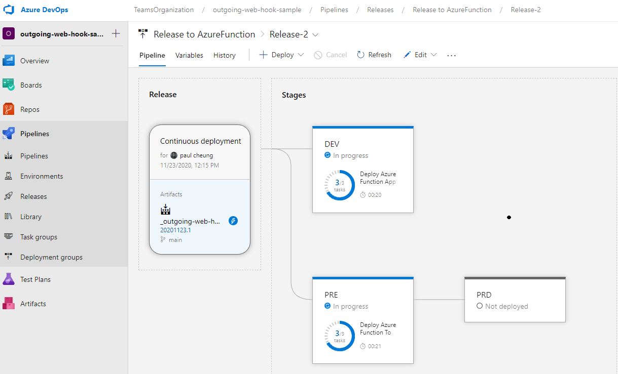 使用Azure DevOps部署多环境Teams服务_prd pre staging-CSDN博客