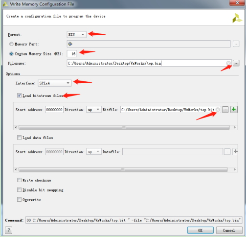 How to use vivado to convert bit files into bin files without the ...
