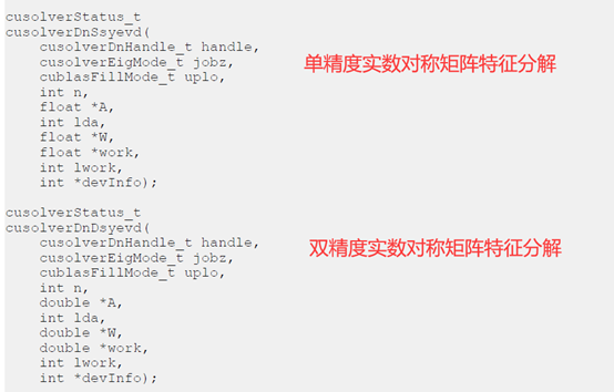 CUDA求解特征值和特征向量 使用cusolver库-CSDN博客