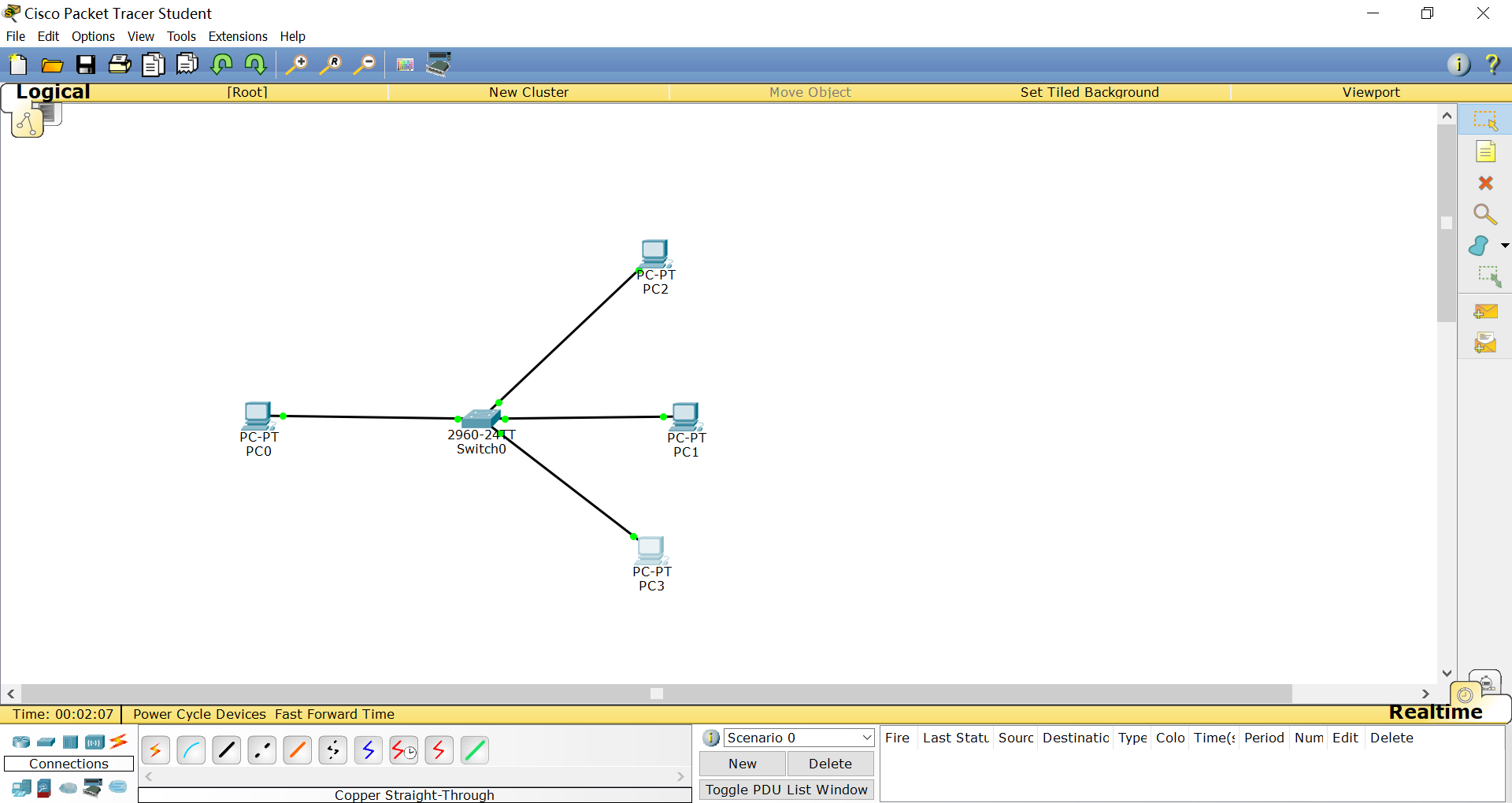 ARP的运行_在模拟方式下用“add simple pdu”方式 pc0 发送一个报文给 pc4。观察整个通信过-CSDN博客