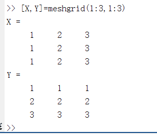 Matlab中的meshgrid函数-CSDN博客