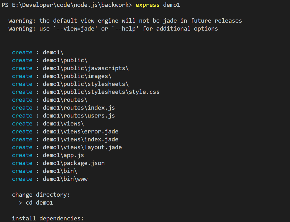 8、express框架的安装、创建项目、项目结构、启动_express文件结构-CSDN博客