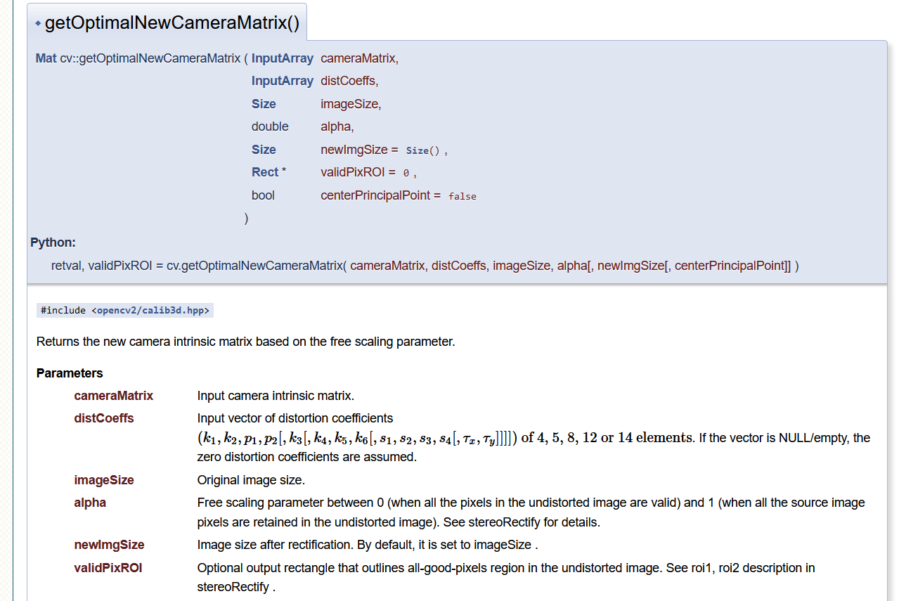 cv2.getOptimalNewCameraMatrix中的alpha和roi参数-CSDN博客