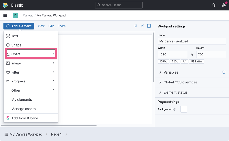 Kibana：如何在 Canvas 中使用 timelion 绘图_kibana canvas timelion-CSDN博客