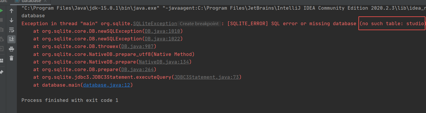 IntellJ 2020版添加sqlite数据库_sqlite-jdbc-3.32.3.2.jar-CSDN博客