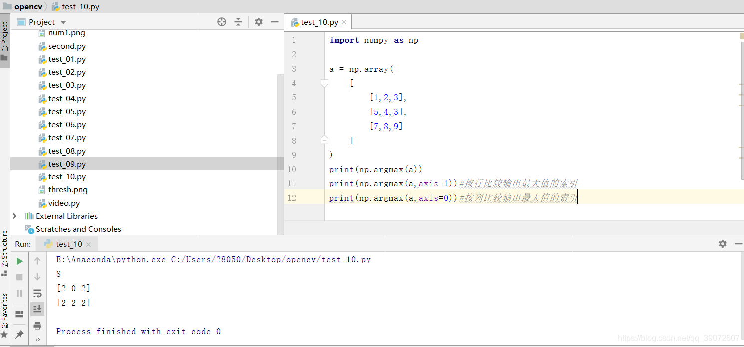 Np max Np maximum Np argmax Programmer Sought