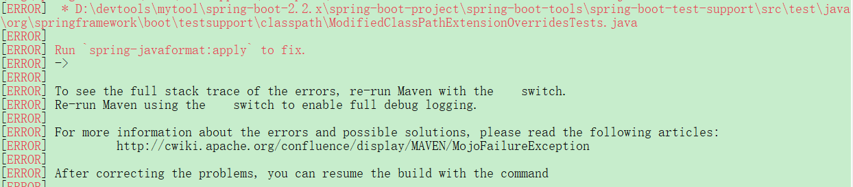 Springboot之搭建源码环境 Run `spring Javaformat Apply` To Fix Csdn博客