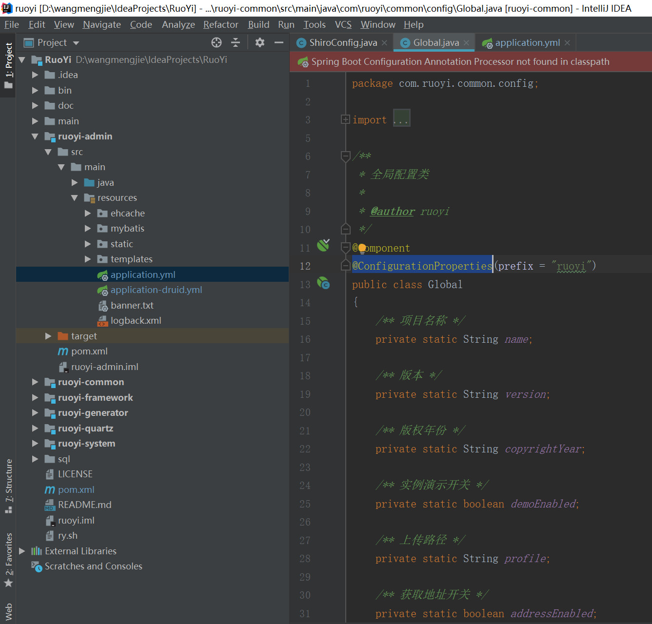 RuoYi若依框架学习：读取配置文件_若依application.yml-CSDN博客