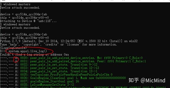 QCC304x/QCC514x Pydbg在线调试_attaching to device @ "trb:scar:200173"...-CSDN博客