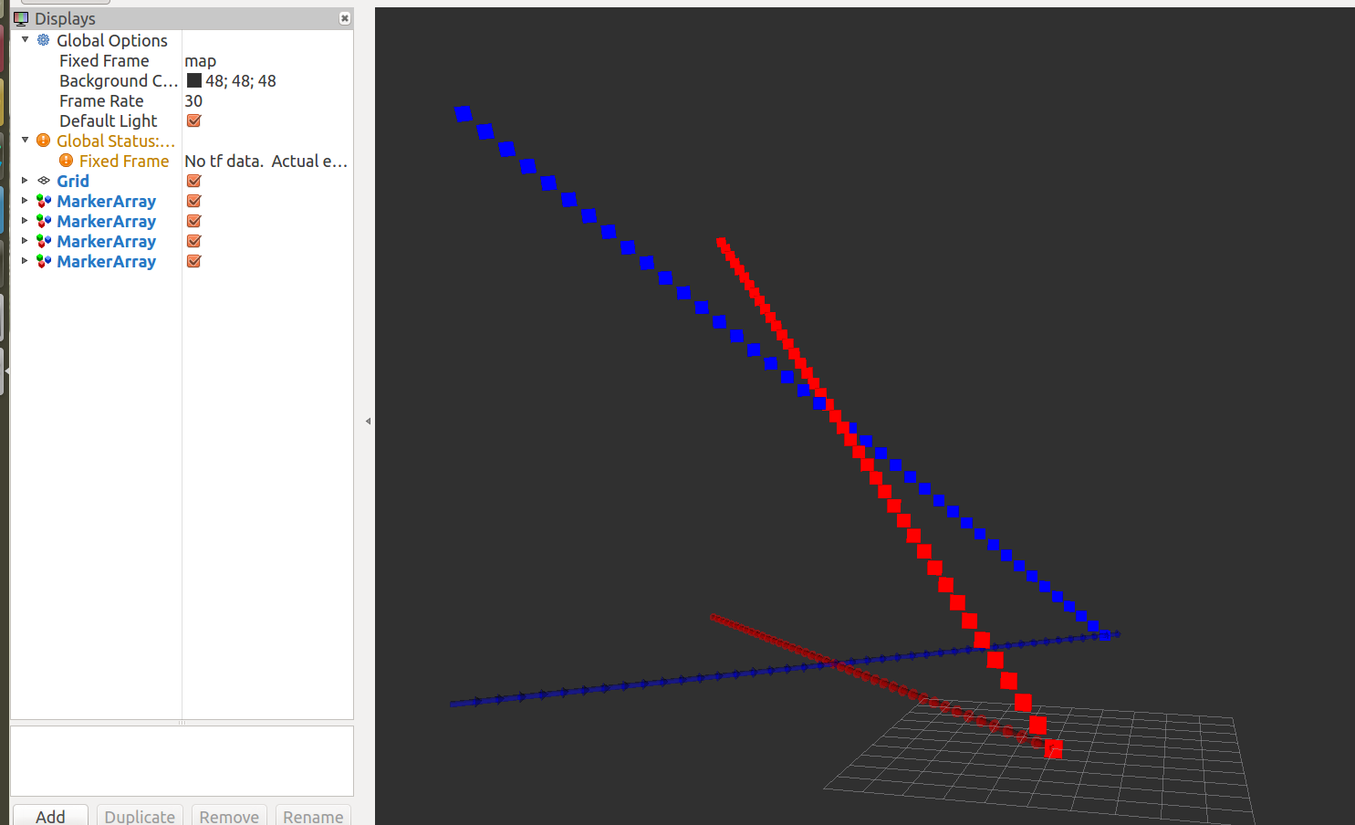 ROS Rviz 显示路径_rviz 使用2d navigoal之后没有生成路径-CSDN博客