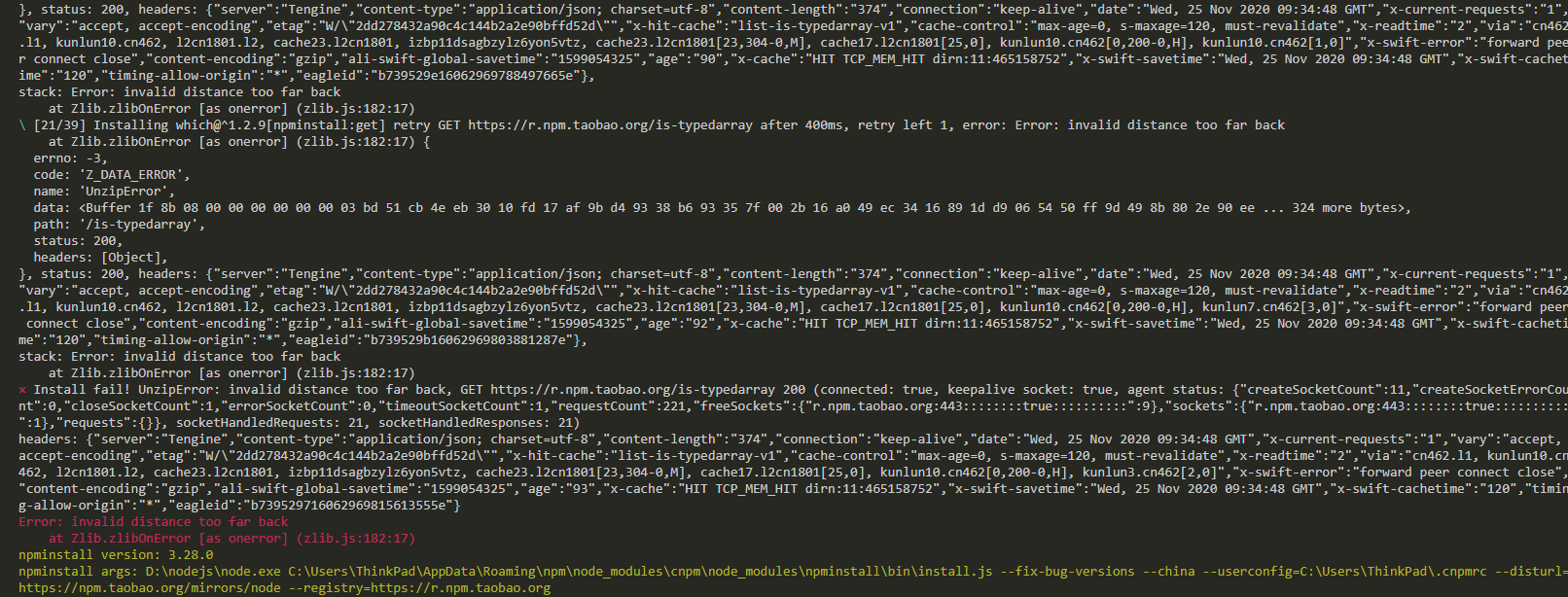 ‘vue-cli-service‘ 不是内部或外部命令，也不是可运行的程序 npminstall args: D:\nodejs\node.exe C:\Users\user\AppData ...