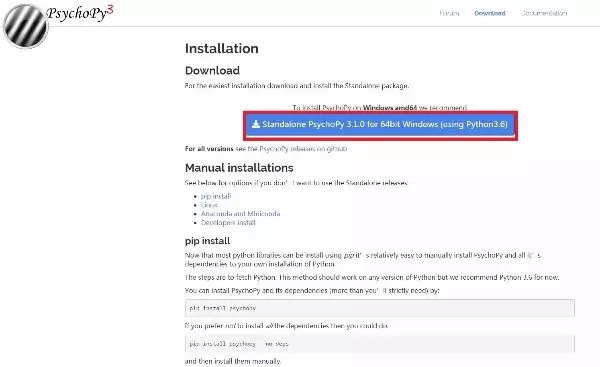 PsychoPy开源免费刺激呈现软件的下载与安装方法_psychopy software-CSDN博客