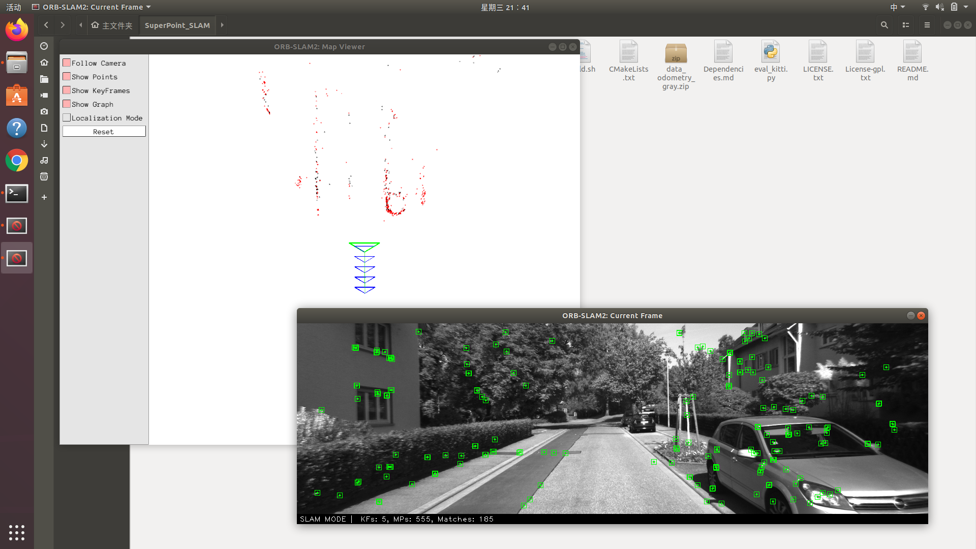 SuperPoint_SLAM在Ubuntu18.04上的运行_superpoint slam-CSDN博客