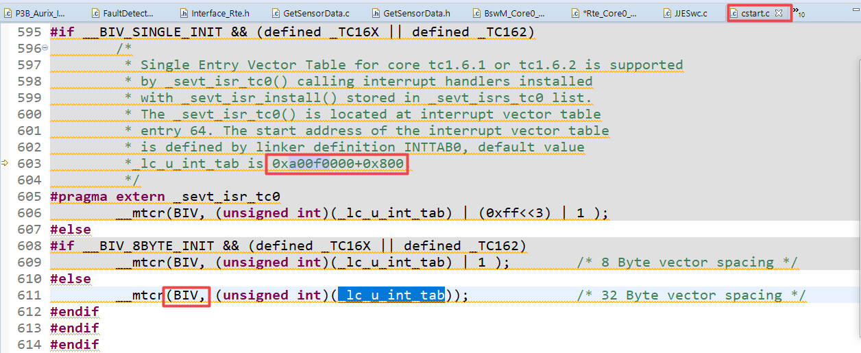 TC3XX 多核ECU的中断向量表解疑-CSDN博客