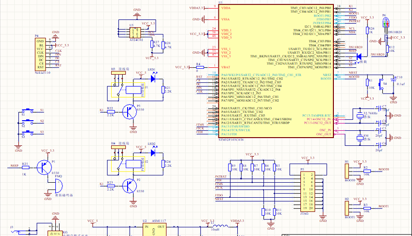 基于STM32水温炉温温度控制系统电路设计-分享_高温加热系统电路设计-CSDN博客