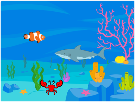 【scratch案例教学】Scratch多彩的海底世界 scratch编程案例教学 scratch创意编程 少儿编程教案_scratch海底 ...