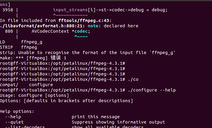 Ubuntu14.04 交叉编译fpga开发板上的FFmpeg_aarch64-xilinx-linux-gcc-CSDN博客