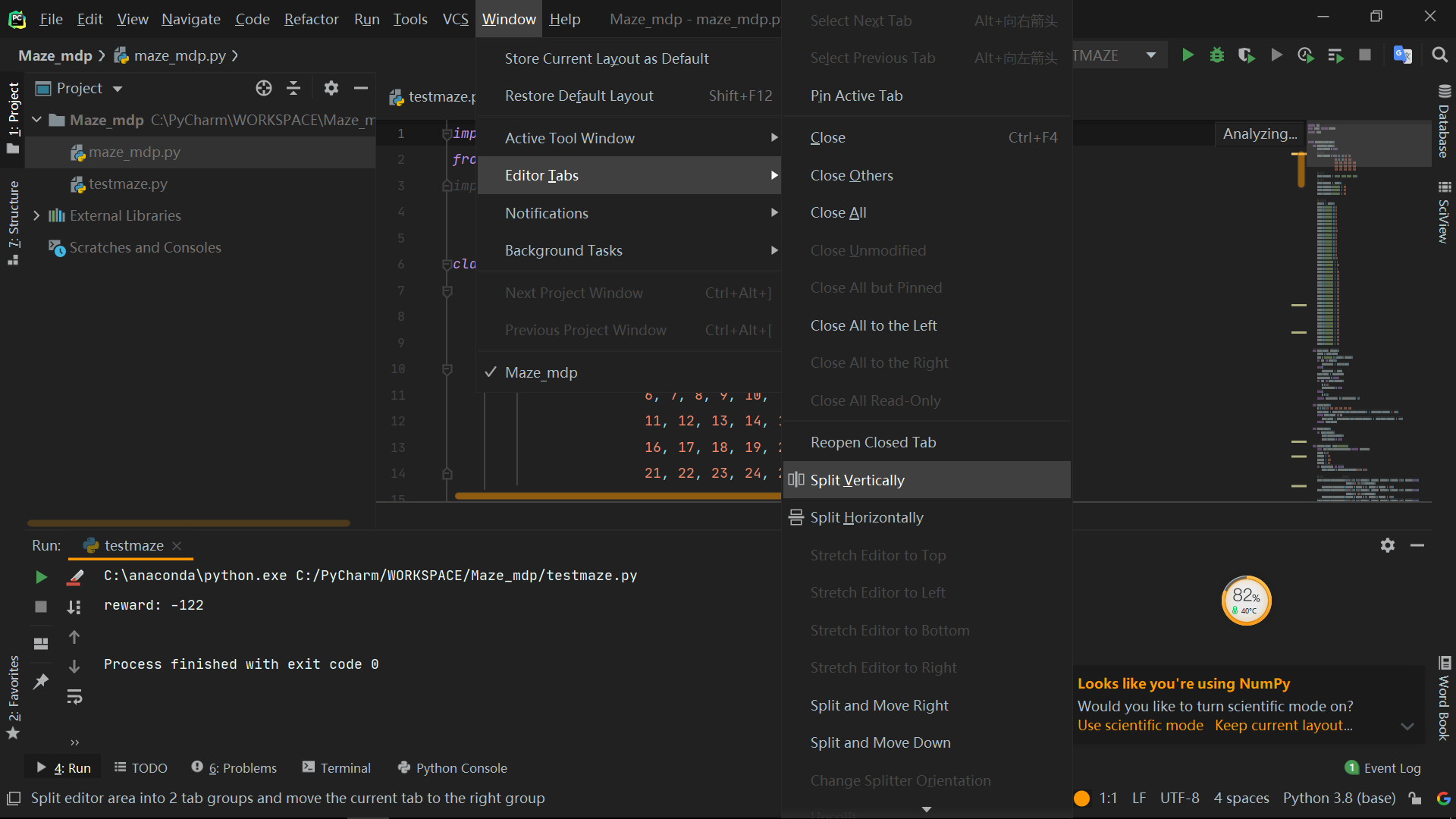 pycharm界面分屏指令_pycharm split分屏怎么时有时无-CSDN博客