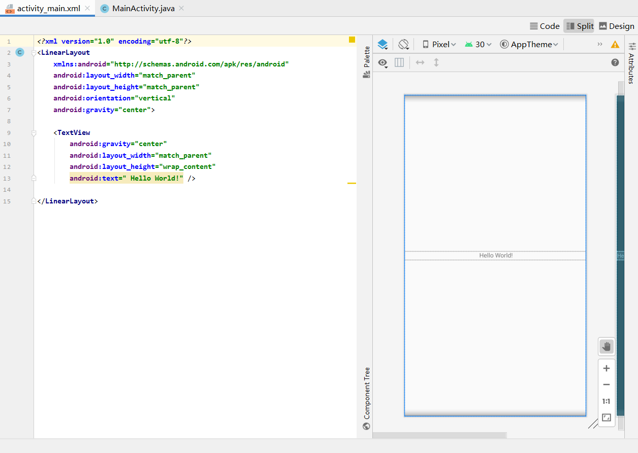 Android studio 初次使用 Hello World_为什么android studio第一次运行是hello world-CSDN博客