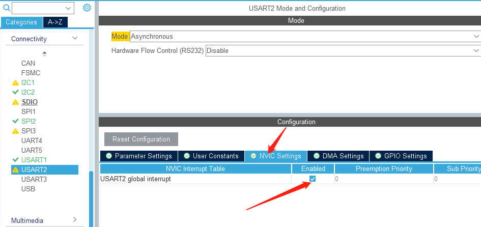 Stm32 hal库 usart2与hc-08透传模块通讯_hc08hal库-CSDN博客