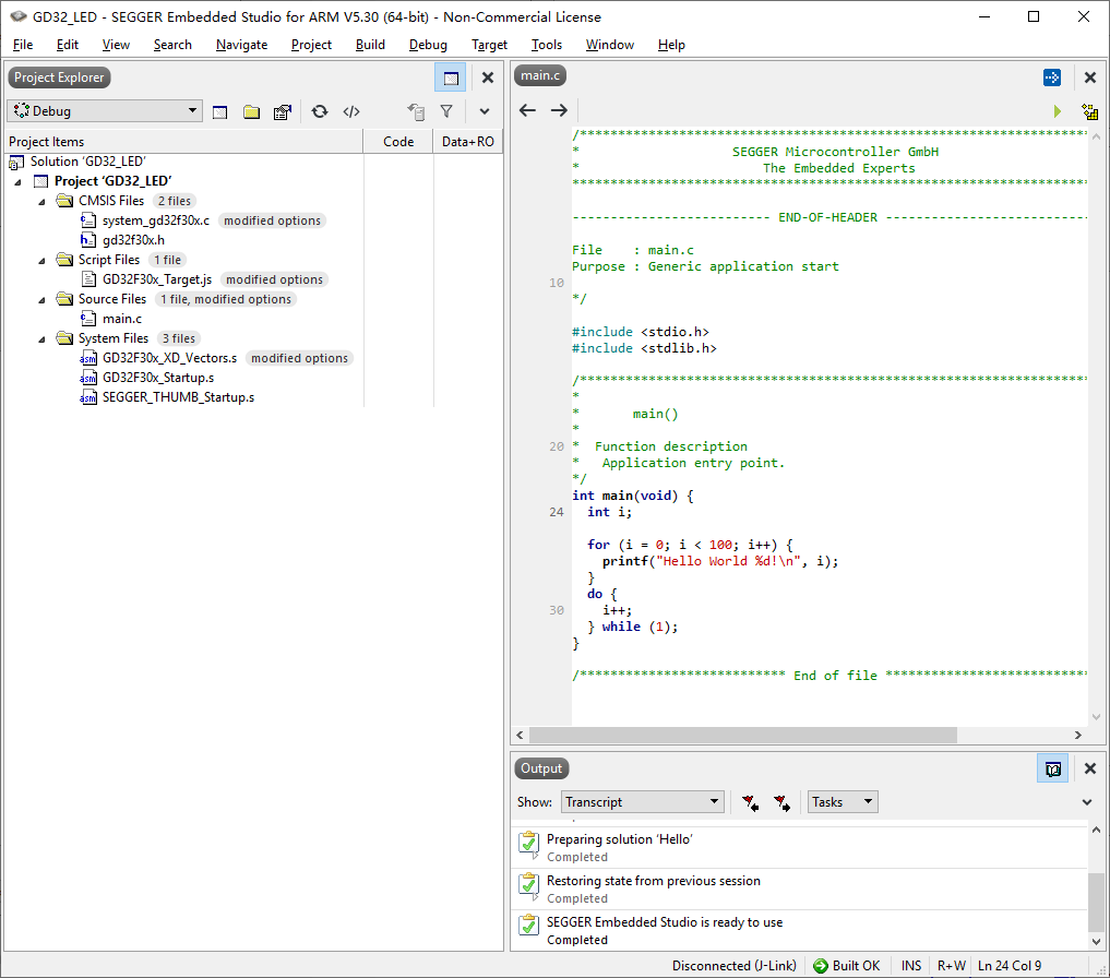 MCU开发 —— GD32篇：1.开发环境搭建之 SEGGER Embedded Studio for ARM_gd32 embedded builder-CSDN博客
