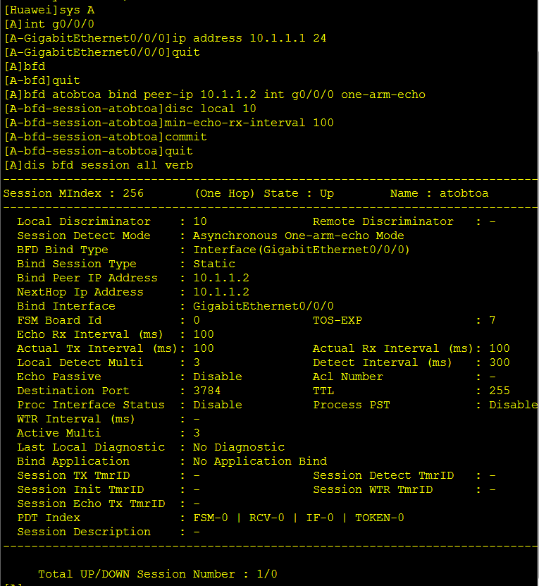 路由器重温——可靠性-BFD和NQA配置_bfd nqa-CSDN博客