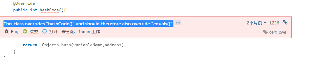Sonar的bug修改_do something with the "boolean" value returned by -CSDN博客