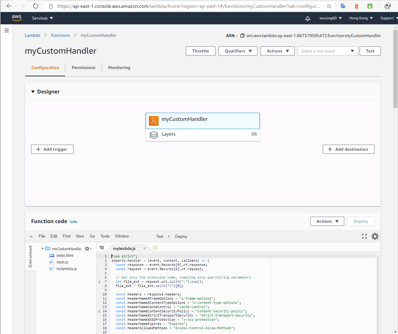 AWS: S3+Lambda+CloudFront的使用(CDK)_origin request与viewer request有什么区别-CSDN博客