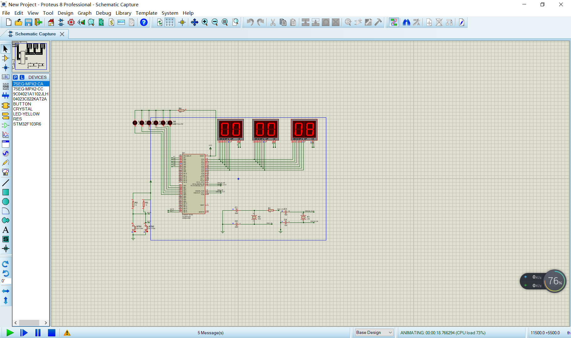 proteus实现电子钟计时_proteus时钟树-CSDN博客