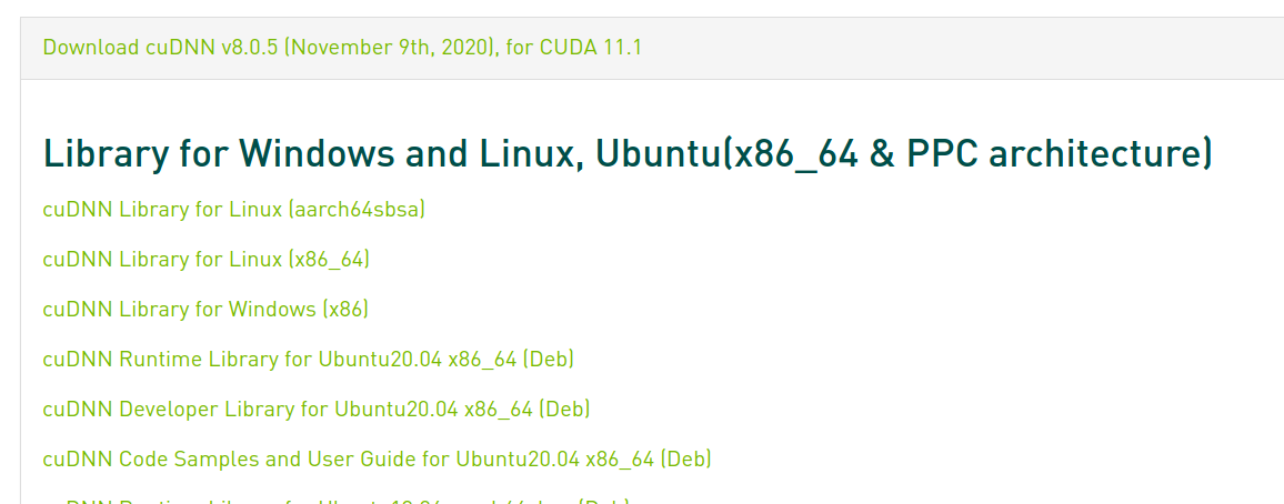 ubuntu20.04 安装驱动+cuda11.1+cudnn8.0.5.39-1_ubuntu如何按装cuda11-CSDN博客