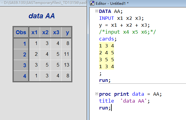 Sas初学者笔记 003 利用数据步读取数据 Input语句的用法sas Input Csdn博客 6863