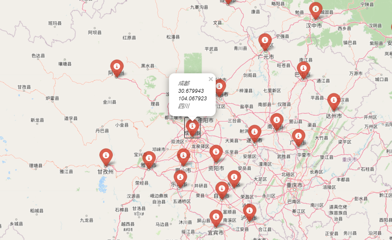 Python地理地图可视化:folium把百度地图中国城市中心经纬度解析出来并在地图上展示（三）_folium地图变更为百度地图-CSDN博客