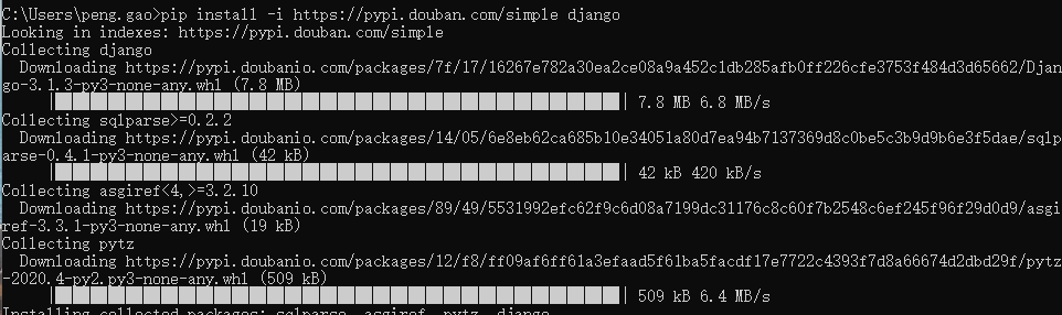 使用pip命令安装django环境时报错pip安装django报错 Csdn博客 
