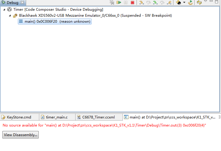 CCS5.2.1/5.5 错误-No source available for main()-CSDN博客