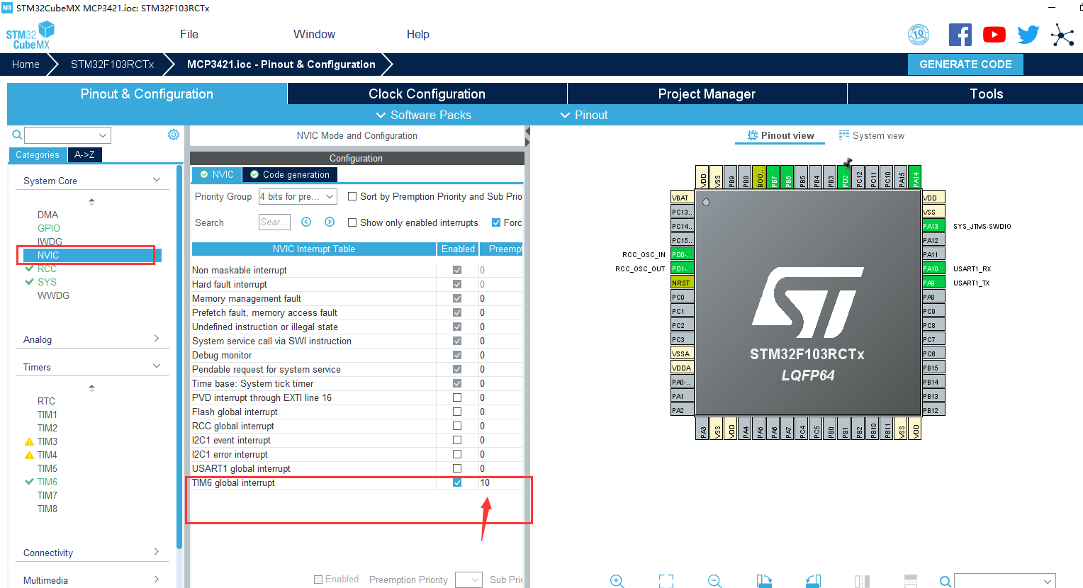 基于STM32F103RC硬件IIC驱动18位AD MCP3421驱动开发-CSDN博客