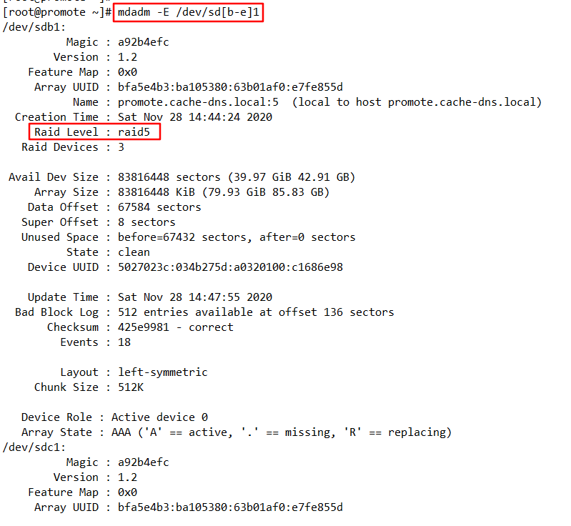 Linux技术文档：创建RAID5和RAID10磁盘阵列_制定分区类型为fd-CSDN博客