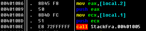 《逆向工程核心原理》第7章——栈帧，调试stackframe.exe_动态调试stackframe.exe程序-CSDN博客