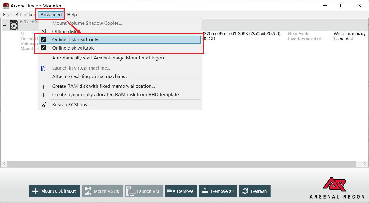 【计算机取证篇】镜像挂载利器-Arsenal Image Mounter-CSDN博客