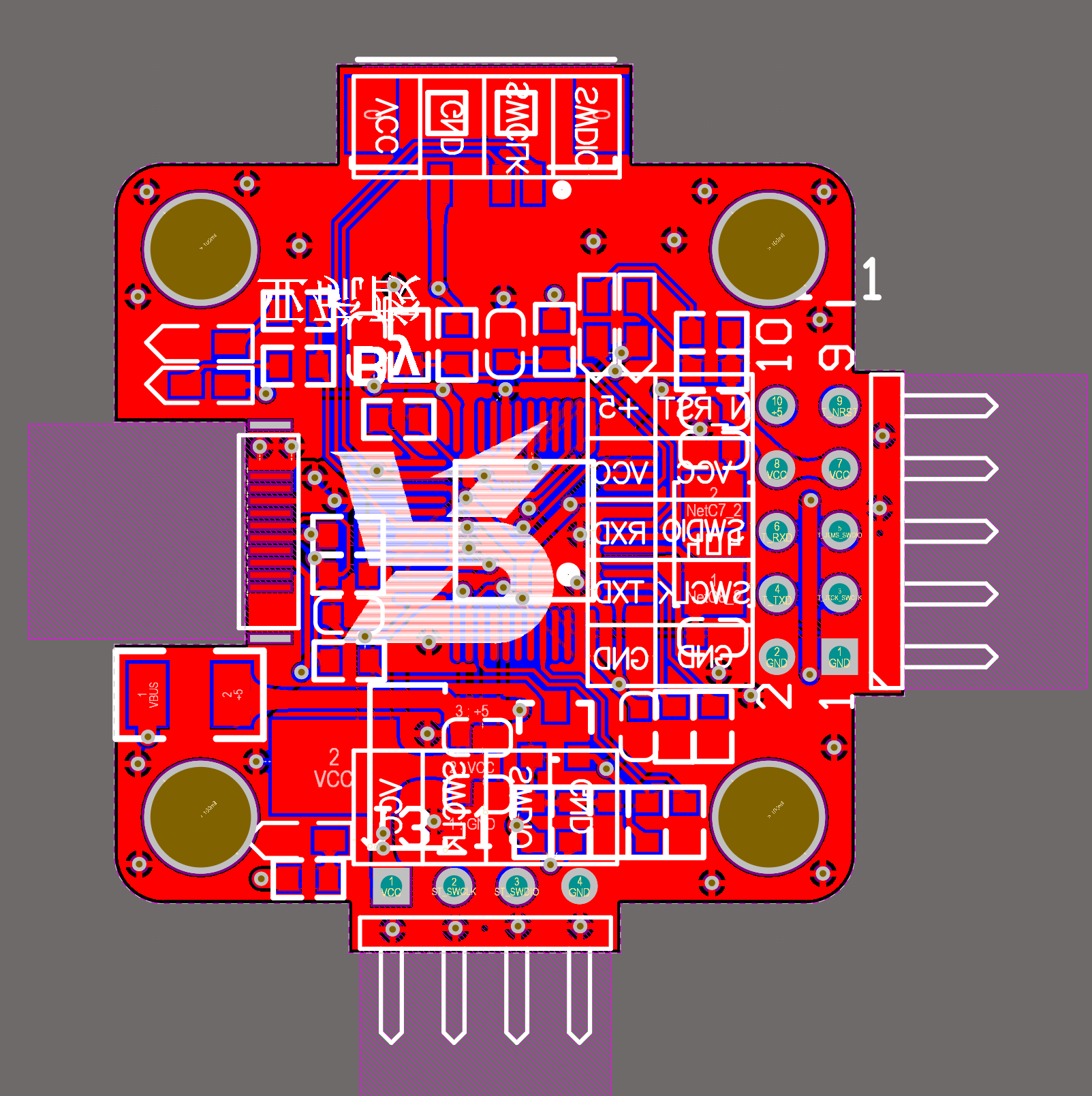 ST-LINK V2.1 制作（含源码及其原理图）（type-c接口）可以配合robomaster 开发板下载口或者直接用杜邦线连接下载，支持串口调试_stlink原理图-CSDN博客