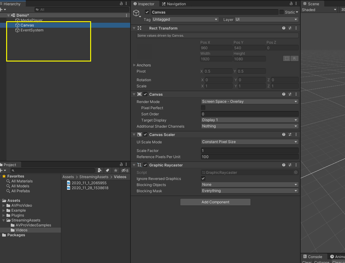 Unity MediaPlayer-CSDN博客