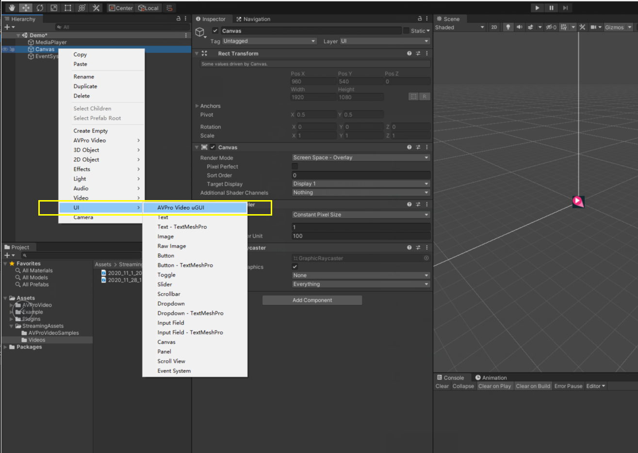 Unity MediaPlayer-CSDN博客