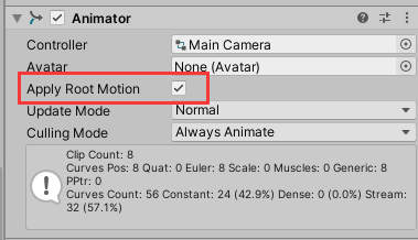 unity Animator “apply root motion“_在unity中禁用root motion-CSDN博客