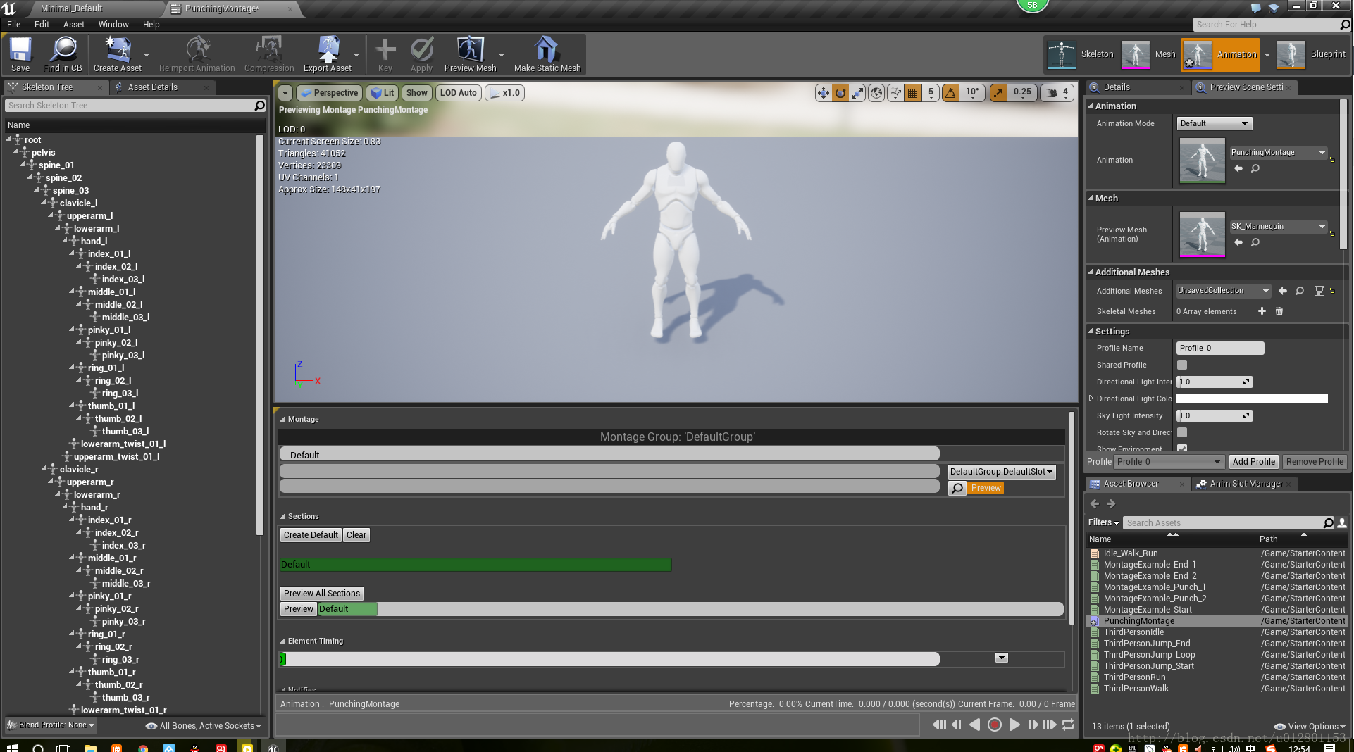 关于UE4.25 Montage循环动画位置_ue5 playanimmontage循环-CSDN博客