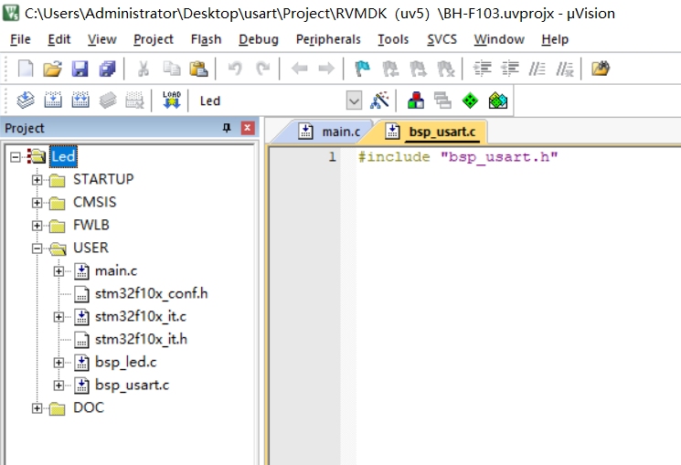 stm32指南者USART串口通信_指南者串口通信-CSDN博客
