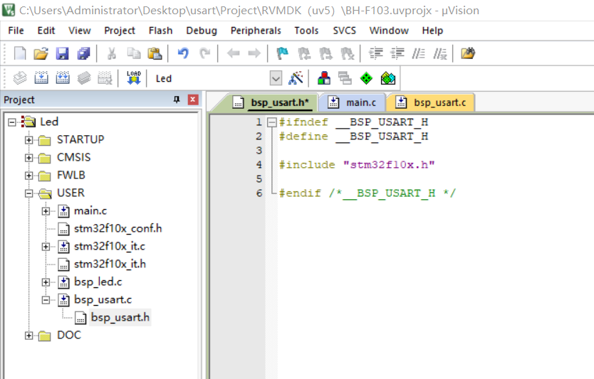 stm32指南者USART串口通信_指南者串口通信-CSDN博客