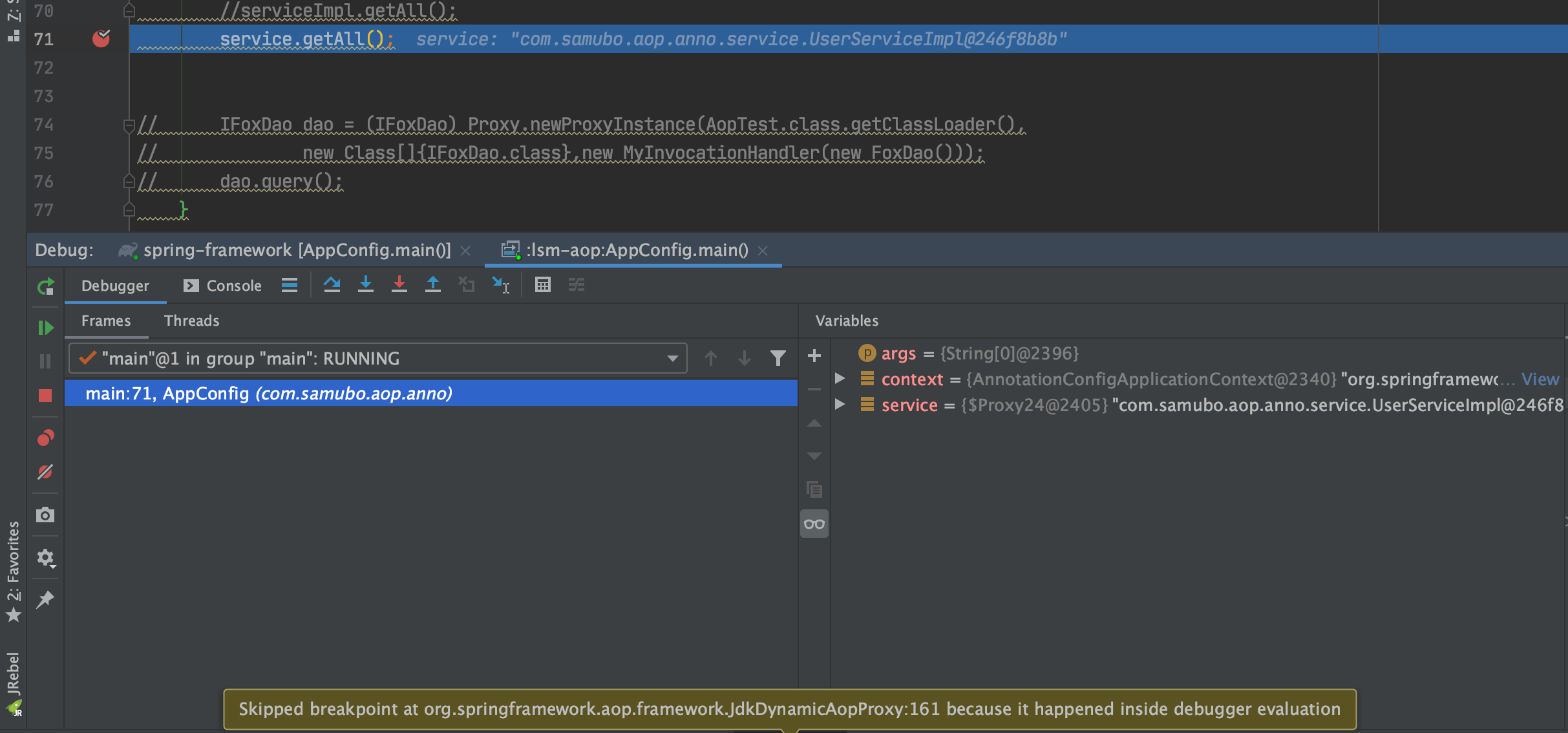 Skipped breakpoint at xx.xxxx.xxx because it happened inside debugger evaluation解决办法-CSDN博客