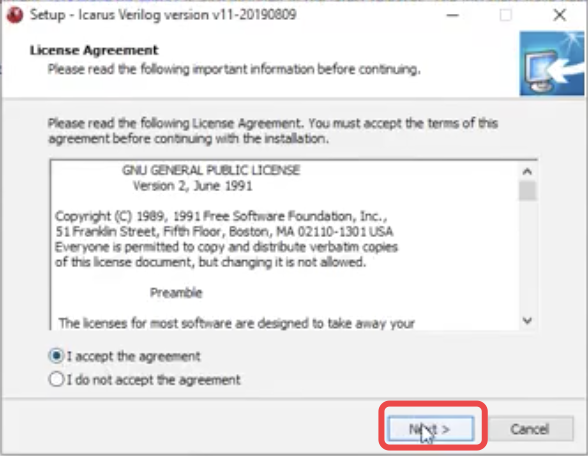 Configure and use Icarus Verilog (iverilog) and GTKWave under Windows 10 - Programmer Sought