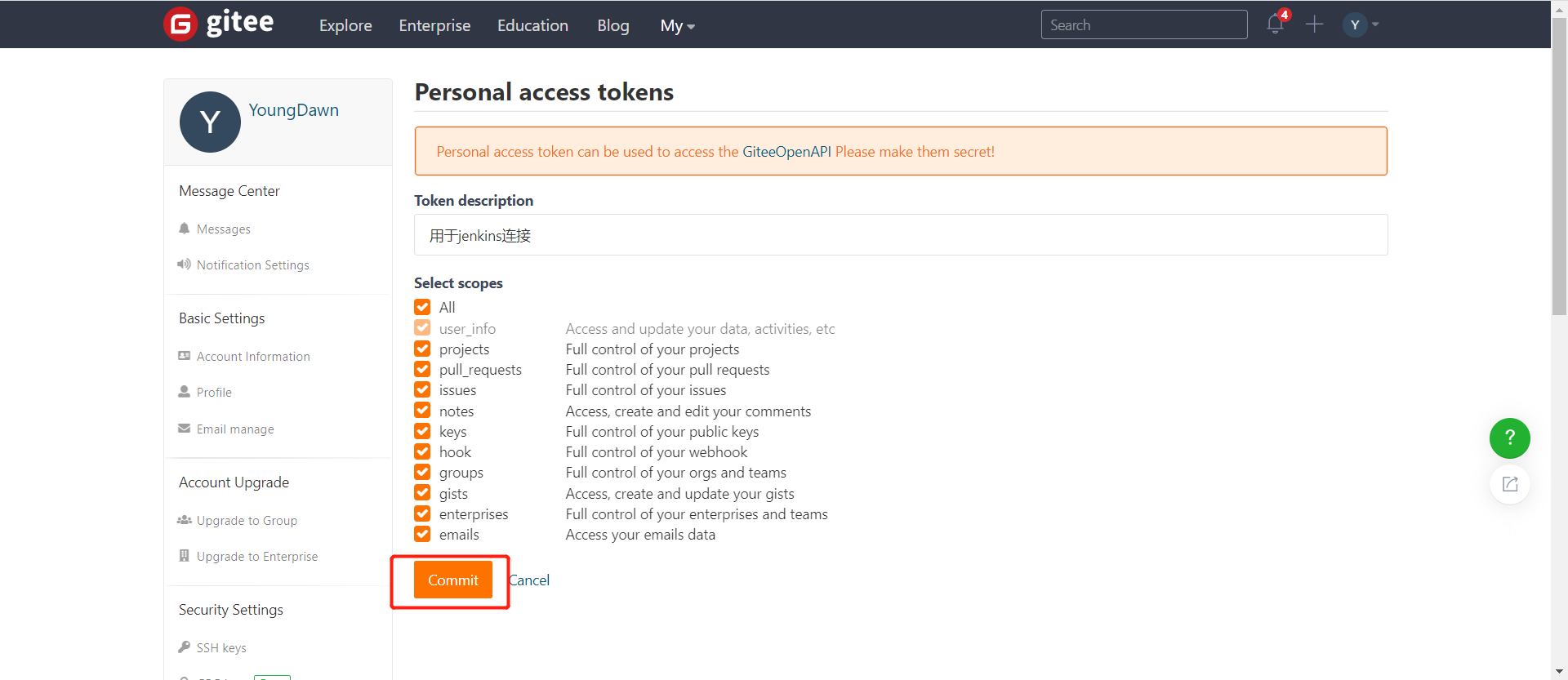 [原创]docker+jenkins+gradle+android sdk+gitee自动打包部署Gitee上的Android项目（超详细）_jenkins部署android源码-CSDN博客